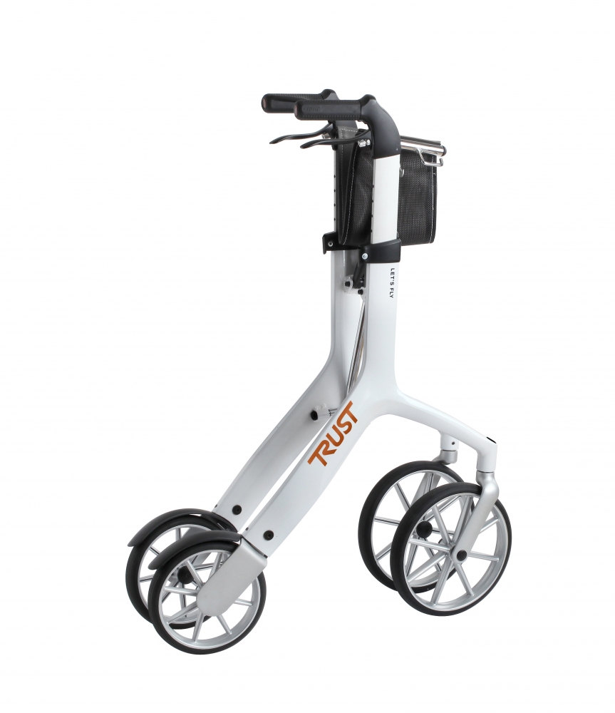 Let's Fly rollator - wit | Able2